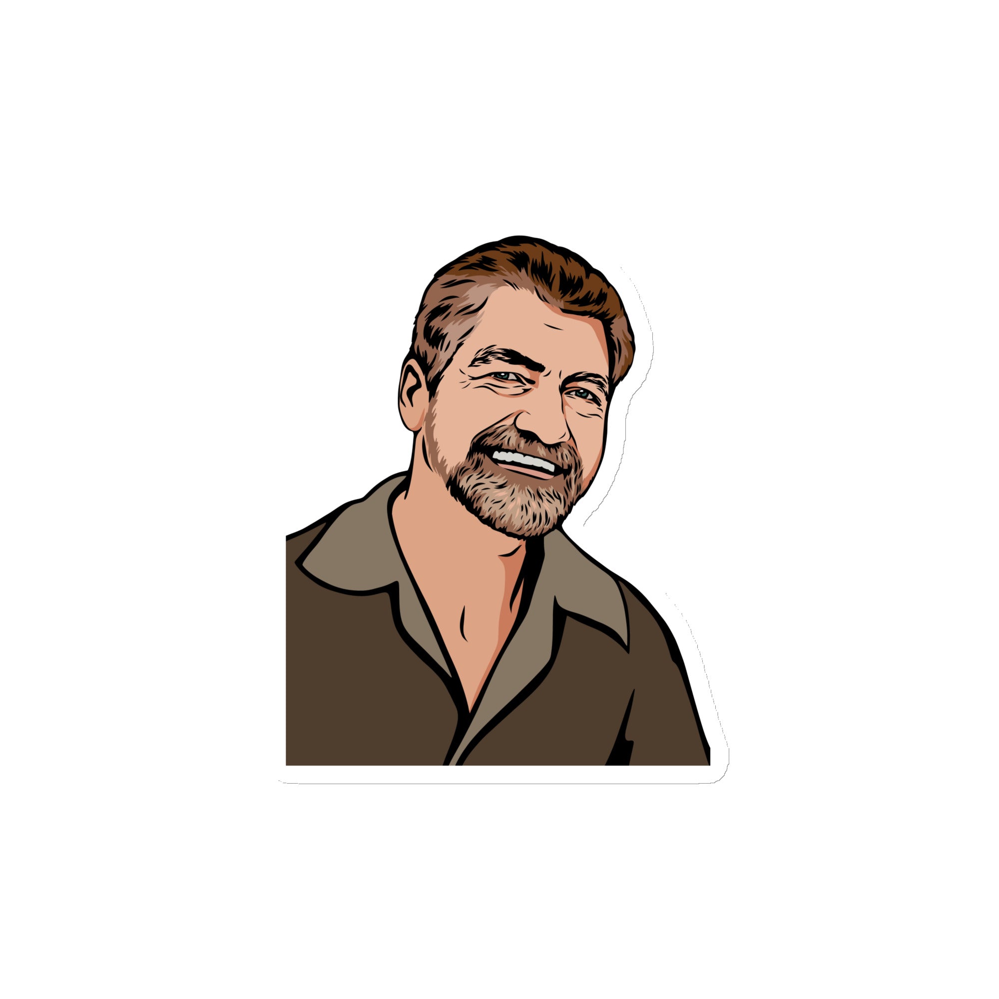 Magnet - Uncle Ted (smiling) – peacedozer.com